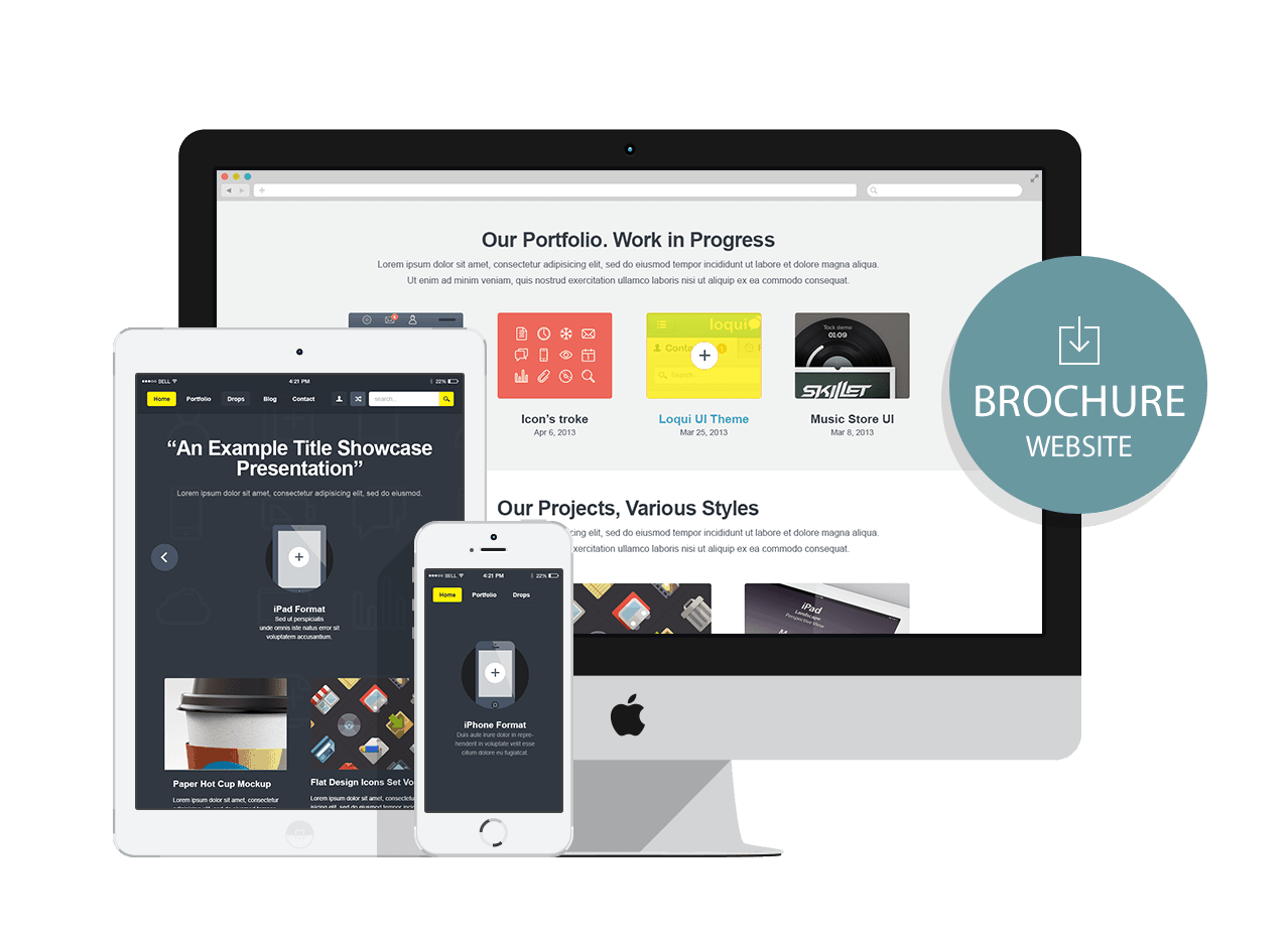 Brochure Website Design - Victor Hugo Solis Web Designer