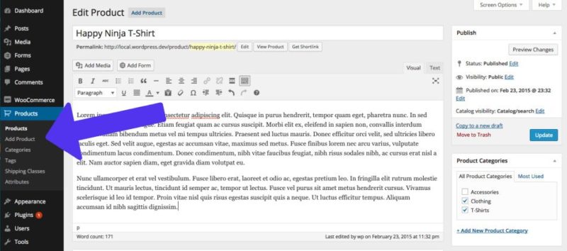 Adding Products in WooCommerce - Victor Hugo Solis Web Designer